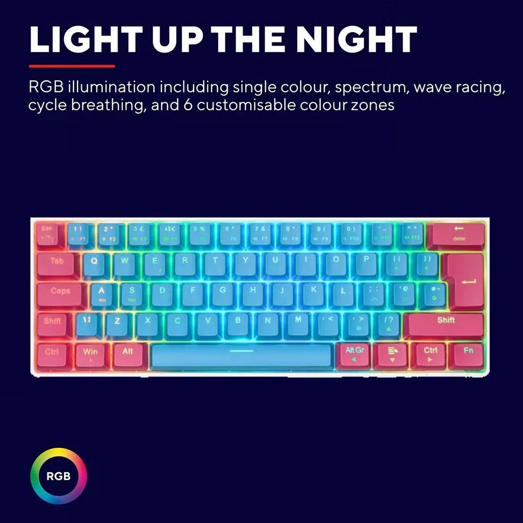 NOS C-450 Mini Pro RGB Mechanical Gaming Keyboard – Riddle Edition ...