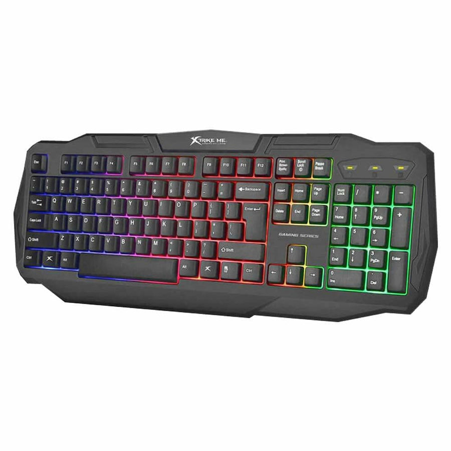 XTRIKE USB Luminous Multicolour LED Gaming Keyboard– Gadcet UK