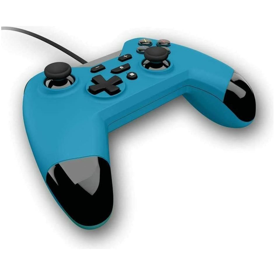Gioteck WX4 Wired Blue Controller (Switch, PS3 & PC)(Nintendo Switch ...