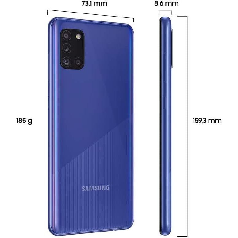Samsung Galaxy A31 4G 128GB Storage, 6GB RAM - Blue - Unlocked | Gadcet UK