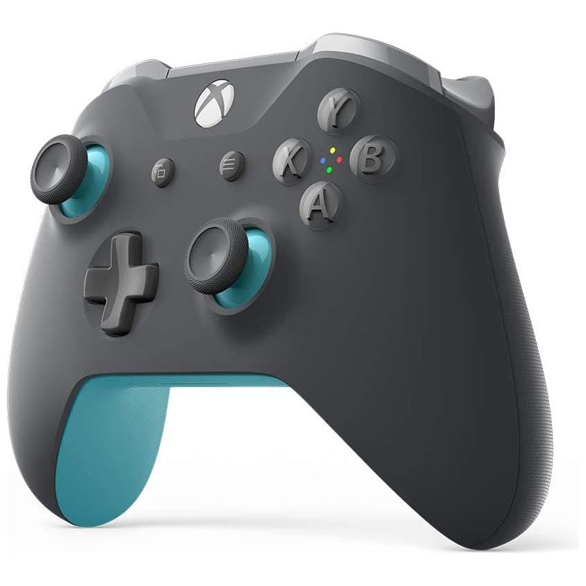 Microsoft Official Xbox Grey and Blue Wireless Controller– Gadcet UK