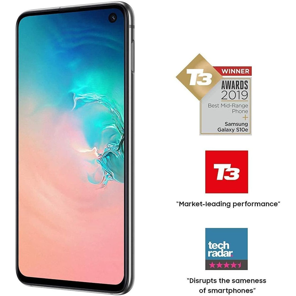 Samsung Galaxy S10e 4G 128GB Storage 6GB RAM, EE Dual Sim, Prism White ...