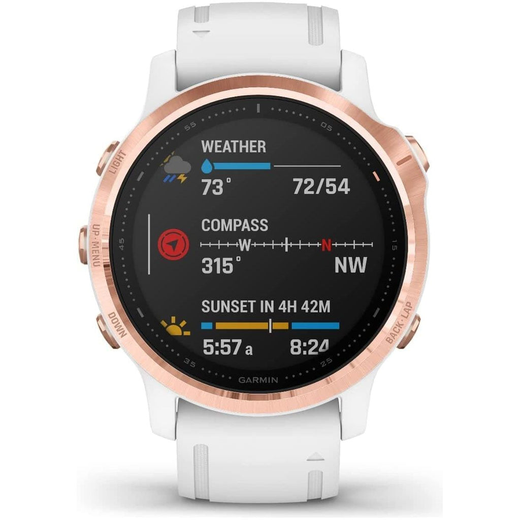 Garmin fenix 6S Pro, Ultimate Multisport GPS Watch, Smaller-Sized, Fea ...