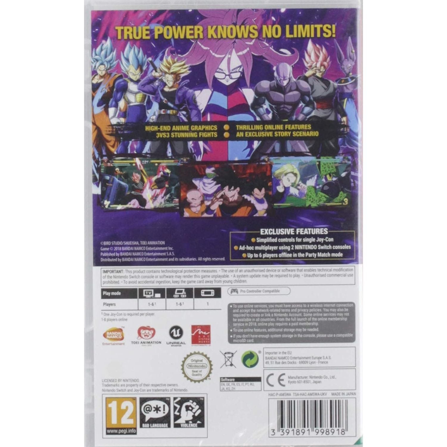 Dragon Ball FighterZ (Nintendo Switch) | Gadcet UK Video Game Software ...