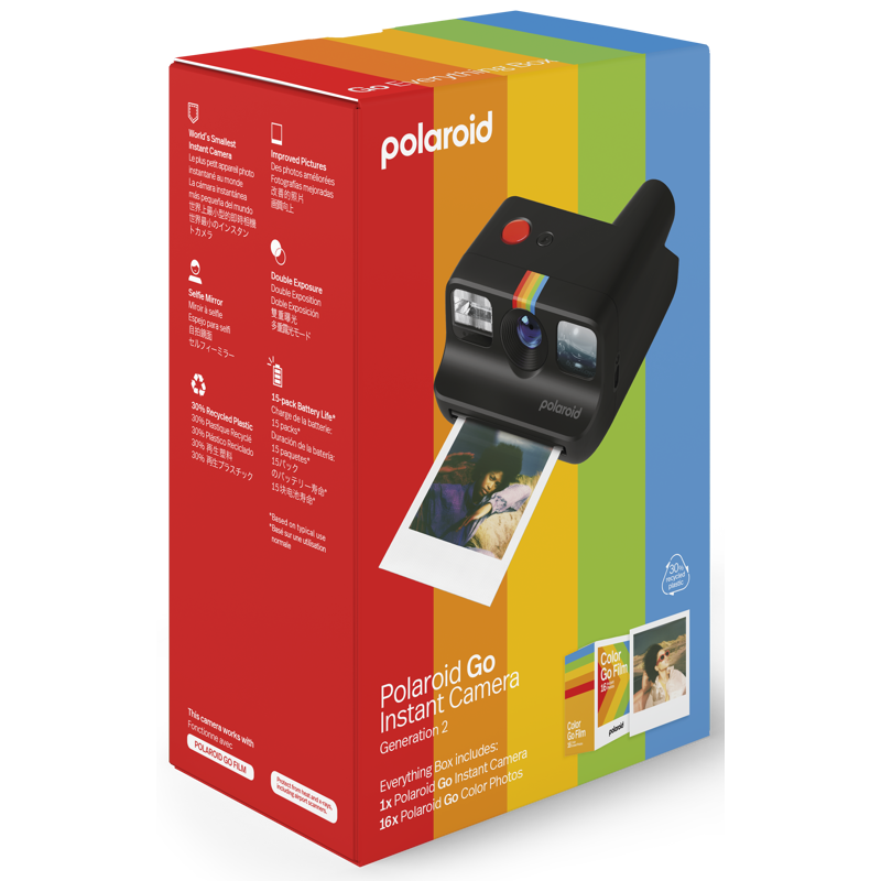 POLAROID GO GEN 2 INSTANT CAMERA SET [BLACK]– Gadcet UK