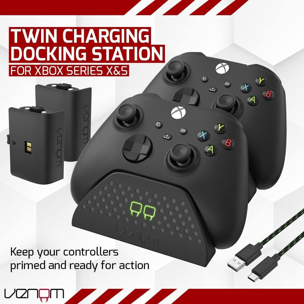VENOM Xbox Series X/S & One Twin Docking Station - Black– Gadcet UK