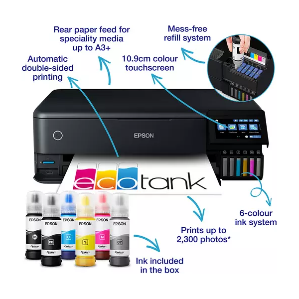 Epson EcoTank ET-8550 A3+ Wi-Fi Ink Tank Photo Printer | Gadcet UK