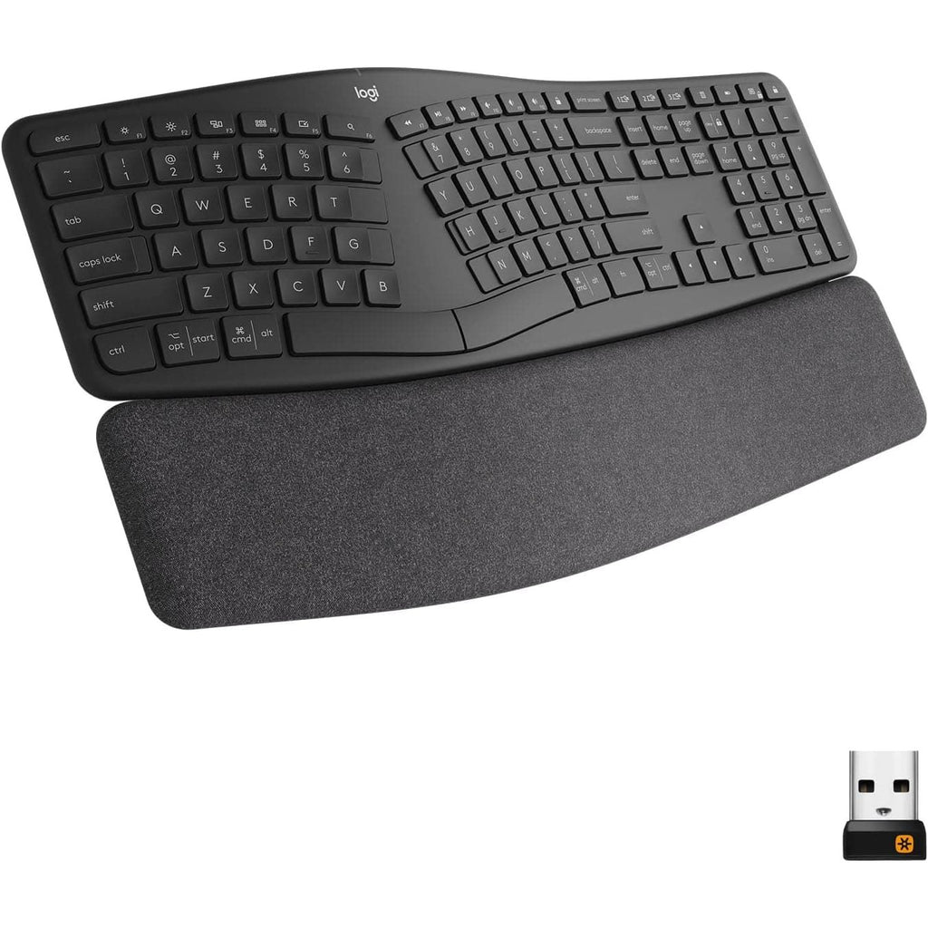 Logitech ERGO K860 Wireless Ergonomic Keyboard - Split Keyboard Layout ...