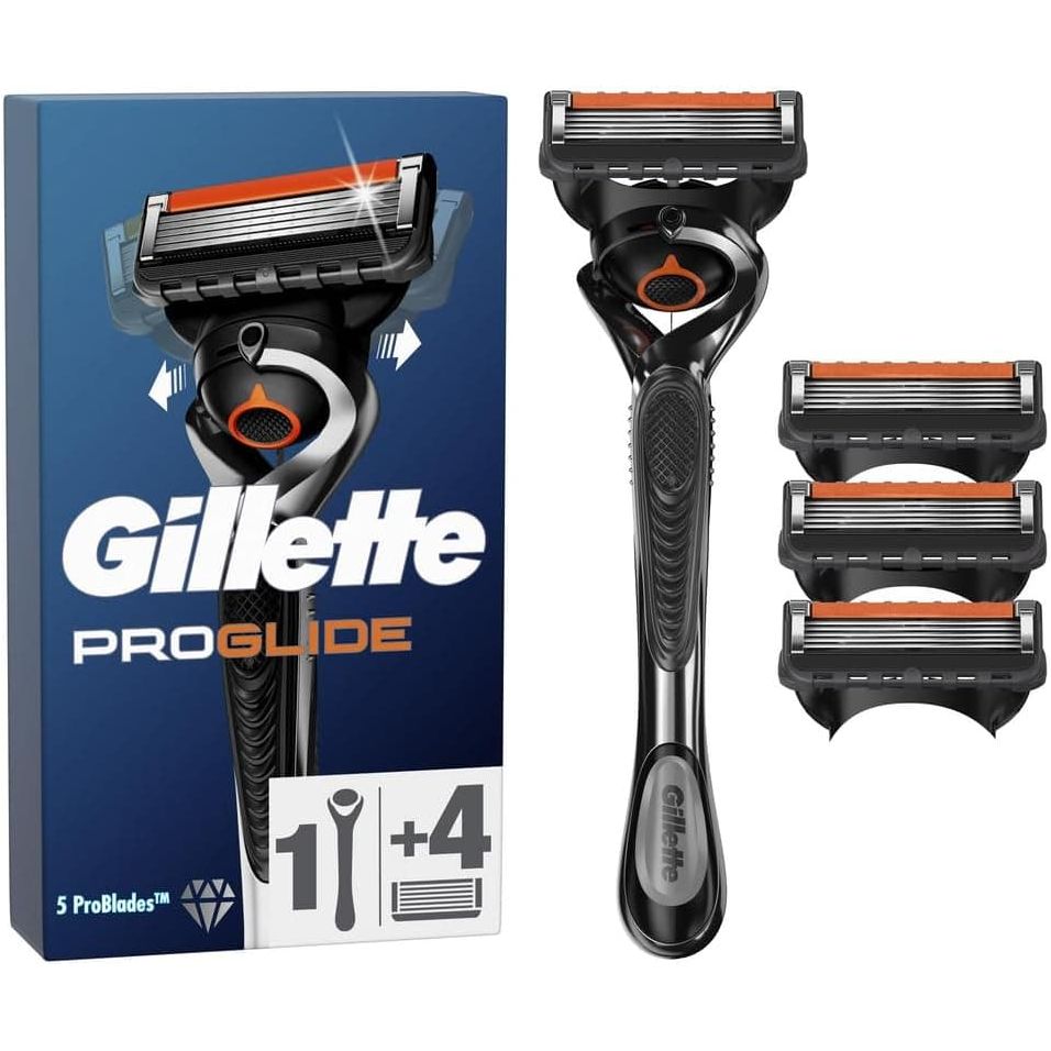 Gillette Fusion5 ProGlide Razor and 4 Blades, pack of 1– Gadcet UK