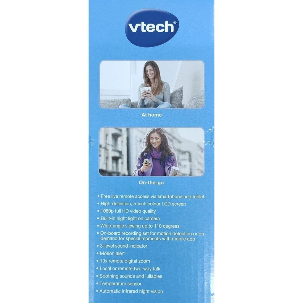 VTech RM5754HD 5inch Smart Wi-Fi 1080p Video Baby Monitor | Gadcet UK