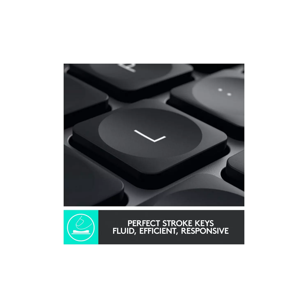 Logitech YR0073 MX Keys Advanced Wireless Illuminated Keyboard for Mac ...