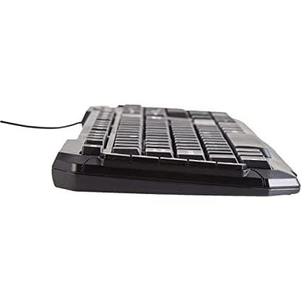 Q-Connect Ergonomic Wired Keyboard Black KF00779 | Gadcet UK
