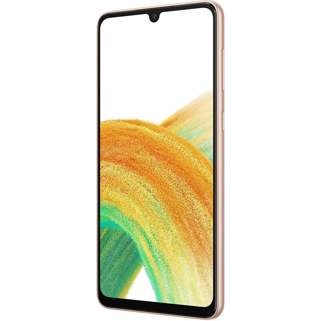 Samsung Galaxy A33 5G 128GB Storage 6GB RAM Dual Sim - Peach - Unlocked ...