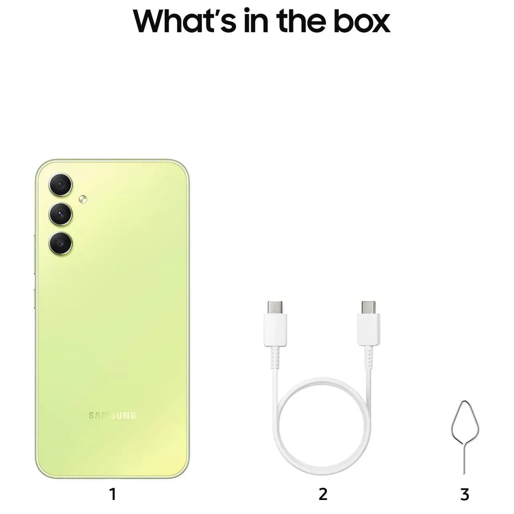 Samsung Galaxy A34 5G, 128GB, 8GB Ram, Dual SIM, Awesome Lime, Unlocked ...